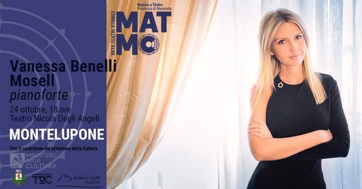 Montelupone, il 24 ottobre concerto di Vanessa Benelli Mosell ...